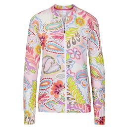 Madeleine Mode Madeleine Jacke Damen Gr&ouml;&szlig;e L blau / hellgr&uuml;n / lila / wei&szlig; Sommerjacke