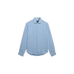 Superdry & Co Button Up Shirt male size M Blue / White