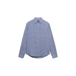 Superdry & Co Button Up Shirt 'Riviera' male size M mottled blue