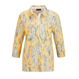 GOLDNER Shirt female size S Light yellow / Light green / Lavender