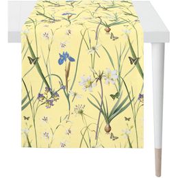 Apelt Tischl&auml;ufer &raquo;6720&laquo; gelb Baumwolle, Polyester B/L: 140cm x 48cm, rechteckig