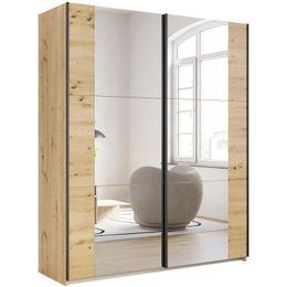 Rauch Schwebet&uuml;renschrank &raquo;Kleiderschrank Dreht&uuml;renschrank Schrank Garderobe KRONACH&laquo; in 3 Ausstattungen BASIC/CLASSIC/PREMIUM, Breiten 131/175/218/