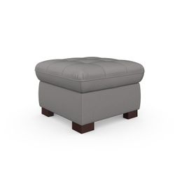 Sit & More sit&more Hocker &raquo;Luxor&laquo; auch erh&auml;ltlich in dem besonders leicht mit Wasser zu reinigen grau Luxus-Microfaser ALTARA NUBUCK (100% Polyester);Soft clean