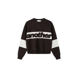 Another Cotton Lab Sweater male size M Dark brown / White