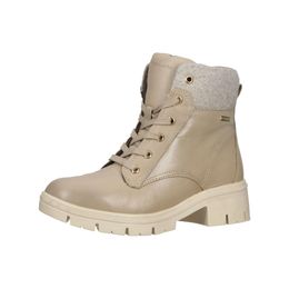 Tamaris Lace-Up Ankle Boots female size 36 Light beige / Light grey