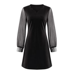 Imily Bela Kleid Damen Gr&ouml;&szlig;e 36 silbergrau / schwarz Sommerkleid