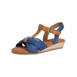 s.Oliver Sandals girl size 32 Blue / Brown