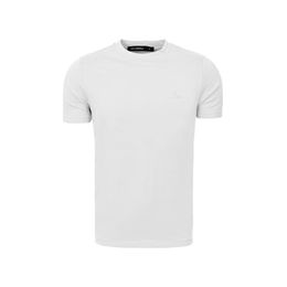 K by KARL LAGERFELD Karl Lagerfeld T-Shirt Herren Gr&ouml;&szlig;e XXL grau / wei&szlig;
