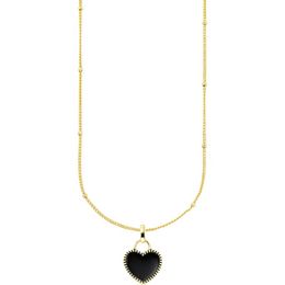 Aniston Jewelry & Watches Damen Aniston JEWELRY & WATCHES Kette mit Anh&auml;nger &raquo;Schmuck Geschenk Silber 925 Halskette mit Herzanh&auml;nger emalliert&laquo; 