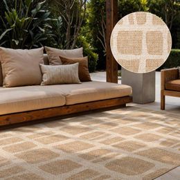 Ted Baker Teppich &raquo;Ruskin, Wendeteppich&laquo; rechteckig 8 mm H&ouml;he Designteppich, Wetterfest, Pflegeleicht, Modern, Wohnzimmer, Terrasse beige Polypropylen B : 160cm