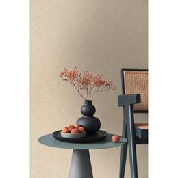 Livingwalls living walls Vliestapete &raquo;Smart Surfaces einfarbige Tapete Unitapete Struktur-Optik Landhaus&laquo; matt strukturiert Vliestapete Textil-Optik f&uuml;r 