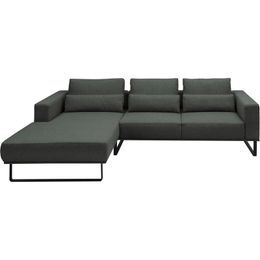 Musterring Ecksofa &raquo;JustB! PM100&laquo; Gro&szlig;z&uuml;gige 292 cm Breite, schwarze Metallkufen -erh&auml;ltlich in 6 Farben grau 100% Polyester B/H/T: 292cm x 88cm x 185cm, 