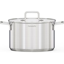 Hanseatic Kochtopf &raquo;DAILY&laquo; 1 tlg. Edelstahl 18/10 &Oslash; 24cm + H&ouml;he 15cm