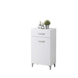 Home Affaire Schuhschrank &raquo;Como, Schuhkommode, Schuhregal, H&ouml;he 105 cm&laquo; in Opaque Wei&szlig; mit MDF-beschichtet Fronten, modernes Design wei&szlig; Holzwerkstoff