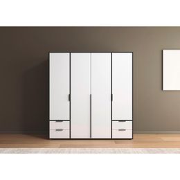 Rauch Dreht&uuml;renschrank &raquo;Kleiderschrank Schrank Garderobe W&auml;scheschrank NAGATA viel Stauraum&laquo; in 3 verschiedenen Ausstattungen BASIC/CLASSIC/PREMIUM, 