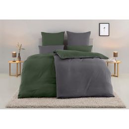 OTTO home Wendebettw&auml;sche &raquo;Desner2 100% Microfaser, extra weich, allergikerfreundlich&laquo; 2 Stk. Premium Qualit&auml;t, uni, schnell trocknend, pflegeleicht, 