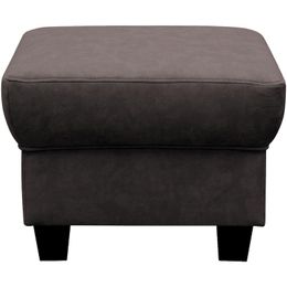 OTTO home Hocker &raquo;Silkeborg&laquo; Polsterhocker Silkeborg passend zum Sofa, Breite 59 cm braun 100% Polyester B/H/T: 59cm x 42cm x 59cm, Samtvelours