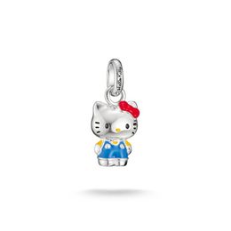 Thomas Sabo Damen Thomas Sabo Charm-Einh&auml;nger &raquo;Thomas Sabo Hello Kitty Charm klassisch blau - Connect&laquo; Emaille bunt Einheitsgr&ouml;&szlig;e