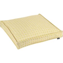 HOCK Sitzkissen &raquo;Yuri&laquo; mit farbigen Mustermix gelb Polyester B/L: 50cm x 50cm, 1 Stk.