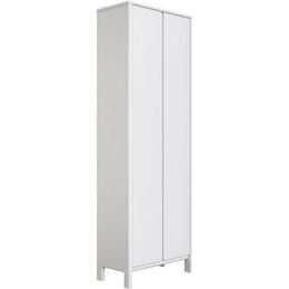 OTTO home Garderobenschrank &raquo;Luven, Dielenschrank, Kleiderschrank, Schrank&laquo; FSC -zertifiziertes Massivholz, H&ouml;he 192 cm wei&szlig; Massivholz wei&szlig;, B/H/T: 