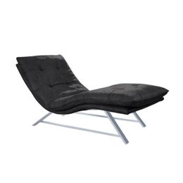 W.Schillig Relaxliege &raquo;daily dreams&laquo; in Waffelkissen-Optik, wahlweise mit Motor, Kufengestell, in 2 Breiten grau Stoff S37 (100% Polyester) B/H/T: 