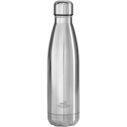SABATIER International Isolierflasche &raquo;Brasserie&laquo; 500 ml, doppelwandiger Edelstahl, tropfsicher silber Edelstahl, Silikon 500ml