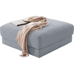 3C Candy Polsterhocker &raquo;Enisa II&laquo; passend zur Serie "Enisa II", wahlweise mit Flecken-Schutz-Bezug blau 85% Polyester, 15% Viskose B/H/T: 100cm x 49cm