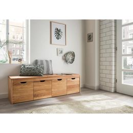 Home Affaire Schuhbank &raquo;Dura Schuhbank incl. Schubladen funktionell und stabil&laquo; Massivholz, Skandinavisches Design, Robust, stabil, FSC zertifiziert 