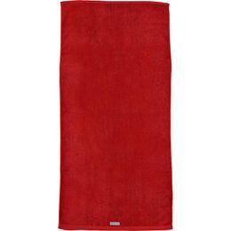 Ross Duschtuch &raquo;Sinfonie&laquo; in modernen Unifarben rot Frottier, Obermaterial: 100% Baumwolle B/L: 70cmx140cm, 1 Stk., Frottier