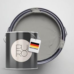 A.S. Cr&eacute;ation Wandfarbe &raquo;Premium Innenwandfarbe PURO Tuchmatt cool grey&laquo; ideal f&uuml;r Wohnzimmer, Schlafzimmer, Flur und K&uuml;che, Farbwelt Grau grau 1 l 1ml
