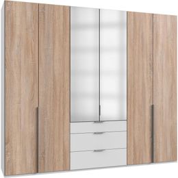 wimex Kleiderschrank &raquo;New York&laquo; mit Spiegelt&uuml;r wei&szlig; B/H/T: 270cm x 236cm x 58cm, Schubladen: 3 Stk. T&uuml;ren: 6 Stk.