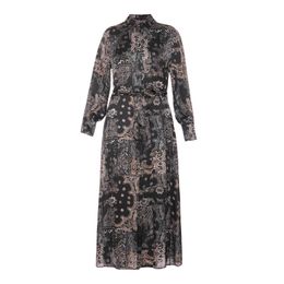 Le Temps Des Cerises Kleid 'Seraphy' Damen Gr&ouml;&szlig;e 38 umbra / schwarz / wei&szlig; Sommerkleid