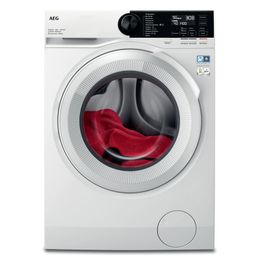 AEG Waschtrockner &raquo;LWR859WT&laquo; 7000 PowerCare 9 kg /5 kg 76 dB(A) ProSteam : Auffrischen mit Dampf statt Waschen und 96 % Wasser sparen wei&szlig; AEG-
