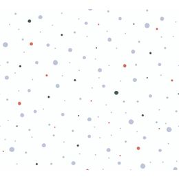 A.S. Cr&eacute;ation Vliestapete &raquo;Little Love&laquo; geometrisch gepunktet grafisch glatt Kindertapete Tapete Punkte Tapeten Kinderzimmer Schlafzimmer Flur B&uuml;ro grau Vlies B/L: 