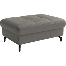 Sit & More sit&more Polsterhocker &raquo;Vanity Leder, B: 103 cm&laquo; grau B/H/T: 103cm x 45cm x 69cm, NaturLEDER ,mit Stauraum
