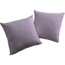 Adam Dekokissen &raquo;Uni Light Collection&laquo; im Uni Design lila Obermaterial: 100% Baumwolle B/L: 50cm x 50cm, 1 Stk.
