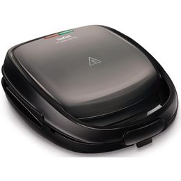 Tefal 2-in-1-Sandwichmaker &raquo;SW341B&laquo; 700 W 2 herausnehmbare, antihaftbeschichtete Plattensets inklusive grau Einheitsgr&ouml;&szlig;e