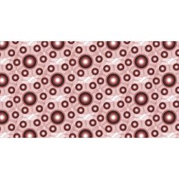 ARCHITECTS PAPER Fototapete &raquo;Atelier 47 Circle Artwork 1&laquo; Mit Punkten glatt Vlies, Wand, Schr&auml;ge, Decke rot Vlies B/L: 5m x 2,7m