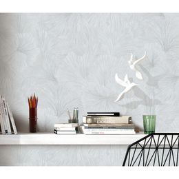 Fashion for walls Vliestapete &raquo;Shine&laquo; gepflegt gepr&auml;gt Phthalate frei silber Vlies B/L: 0,53m x 10,05m, Rollen: 1