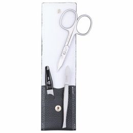 ERBE&reg; Erbe ERBE Manik&uuml;re-Etui &raquo;Colorado&laquo; Echtleder, Kontrastn&auml;hte, Druckknopfverschluss, rostfreie Instrumente schwarz B/H/T: 5mm x 10mm x 2mm 3