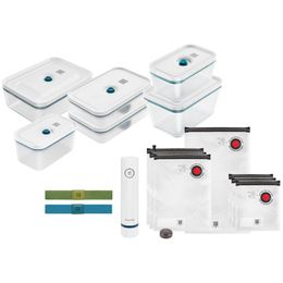 Zwilling Vakuumbeh&auml;lter &raquo;Fresh & Save, Aufbewahrungssystem&laquo; Vakuum Starterset f&uuml;r Lebensmittel, Glas, Sp&uuml;lmaschinenegeeignet Glas, Kunststoff Einheitsgr&ouml;&szlig;e