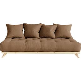 Karup Design Daybett &raquo;Senza, Sofa, mit Futonmatratze, minimalistisch, massives Kiefernholz&laquo; Handgefertigt, skandinavisches Design, vielseitig, schlichter Stil 