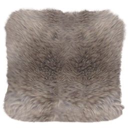 Heitmann Felle Fellkissen &raquo;Lammfell-Kissen - Premium Qualit&auml;t&laquo; echtes Austral. Lammfell, eckig, 40x40 cm, besonders dicht & weich grau Lammfell B/L: 40cm x 40cm, 1 