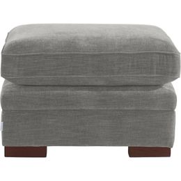 Home Affaire Polsterhocker &raquo;Broughton&laquo; weiche Polsterung, passend zur Serie "Broughton", in 3 Bezugsarten grau 100% Polyester B/H/T: 79cm x 51cm x 