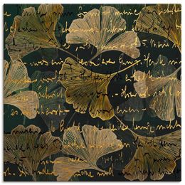 Artland Wandbild &raquo;Ginko&laquo; Muster 1 Stk. tlg. als Alubild, Leinwandbild, Poster, Wandaufkleber in verschied. Gr&ouml;&szlig;en Leinwand B/H/T: 50cm x 50cm, Leinwandbild 