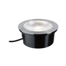 Paulmann LED Einbauleuchte &raquo;DureaIP67 rund 153mm 3000K 8W 530lm 230V Edelstahl Metall&laquo; 1 Stk. Warmwei&szlig; Bodeneinbauleuchte silber 1, &Oslash; 27,3cm H: 11,2cm, 1 Stk.