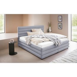 LeGer Home by Lena Gercke Polsterbett &raquo;Maylis&laquo; wahlweise mit und ohne Matratze und Lattenrost, auch in 200cm Breite grau 100% Polyester Liegefl&auml;che 