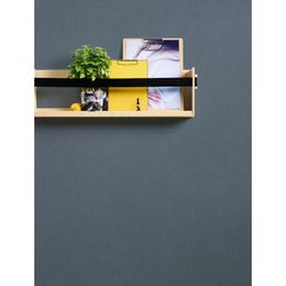 A.S. Cr&eacute;ation Vliestapete &raquo;Dream Flowery&laquo; einfarbig uni unifarben glatt Uni Tapete einfarbig Tapeten Wohnzimmer Schlafzimmer K&uuml;che modern Flur grau Vlies B/L: 0,53m