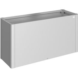 BioHort Hochbeet &raquo;1,5x0,5, verschiedene Farben&laquo; 152x53x77 cm, extrem langlebig, aus Metall silber Stahl B/H/T: 152cm x 77cm x 54,7cm