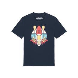 Watapparel T-Shirt 'Stand Up Paddleboard SUP' Herren Gr&ouml;&szlig;e L dunkelblau